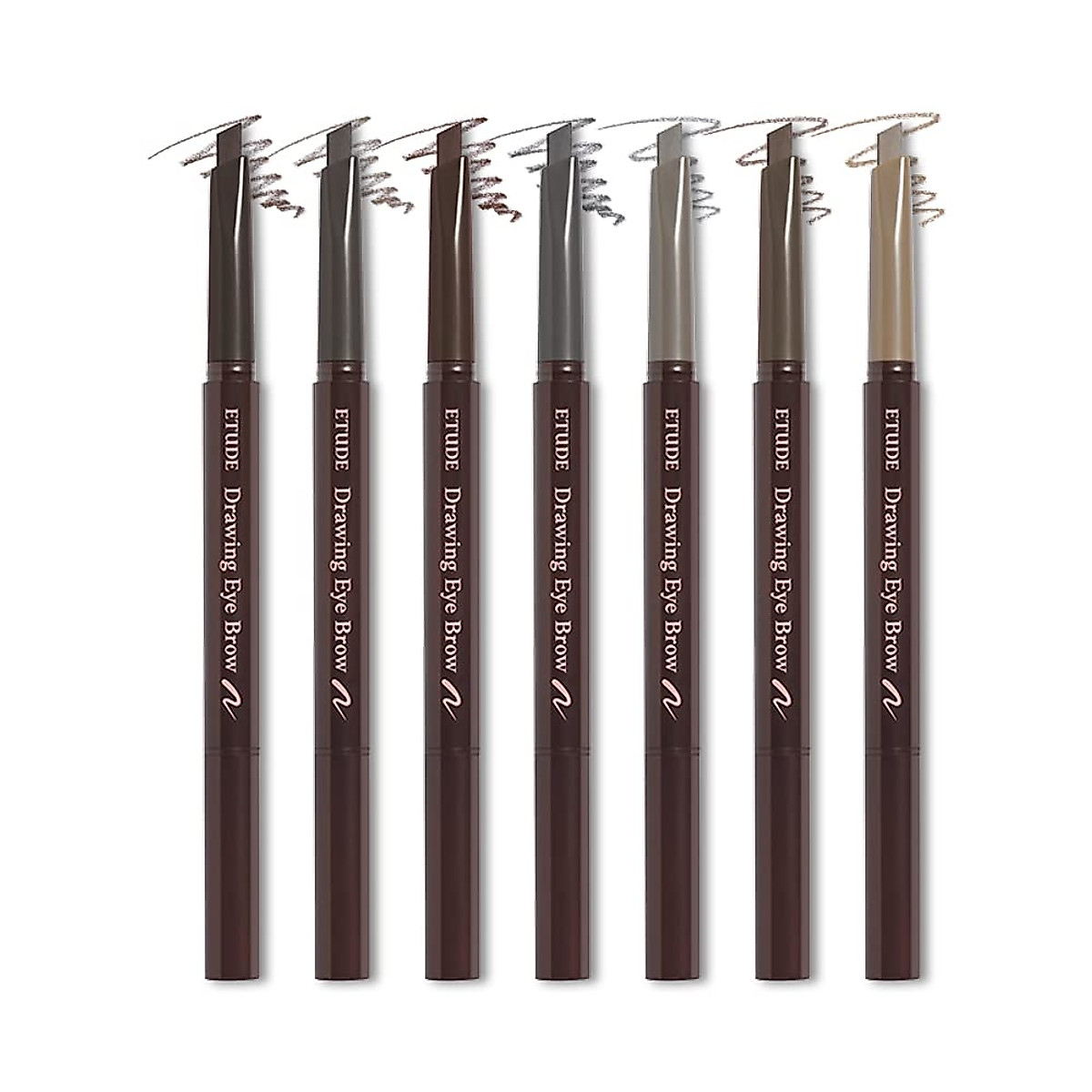 ETUDE Drawing Eye Brow #2 Gray Brown 21AD | Long-Lasting Eyebrow Pencil for Soft Textured Natural Daily Look Eyebrow Makeup | K-beauty