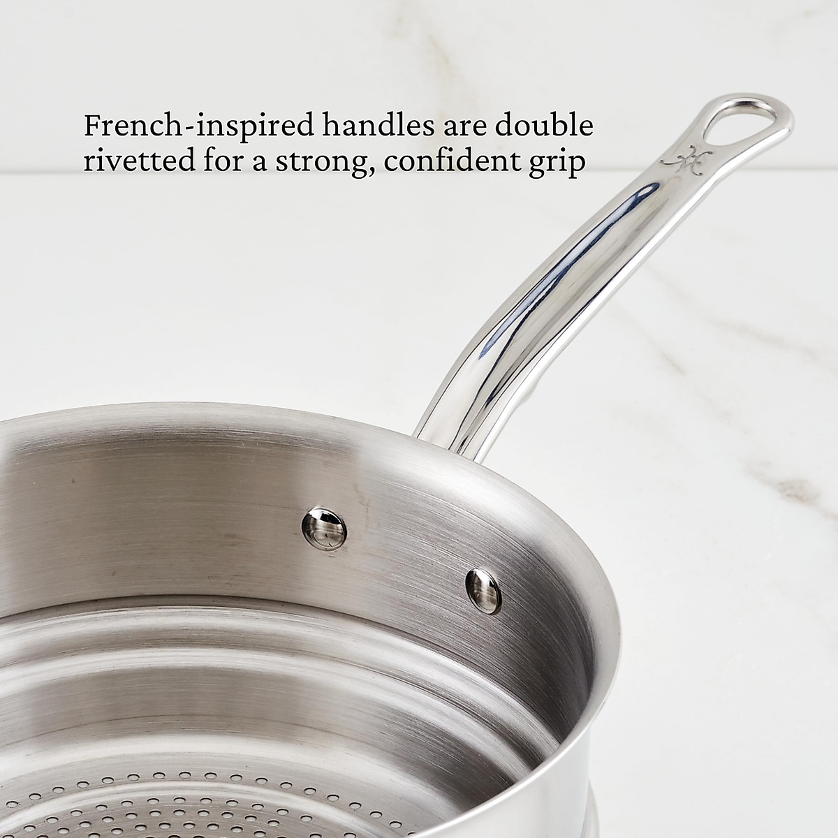 Hestan Provision Cookware, Steamer Insert, Stainless Steel