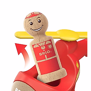 Brio Rescue Helicopter Preschool Toy