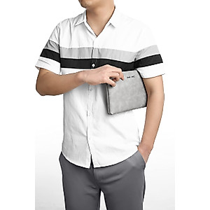 FSD.WG Mens Clutch Bag Man Purse Handbag 12 inches Large Hand Bag Big Clutch Wallet 3 COLOR