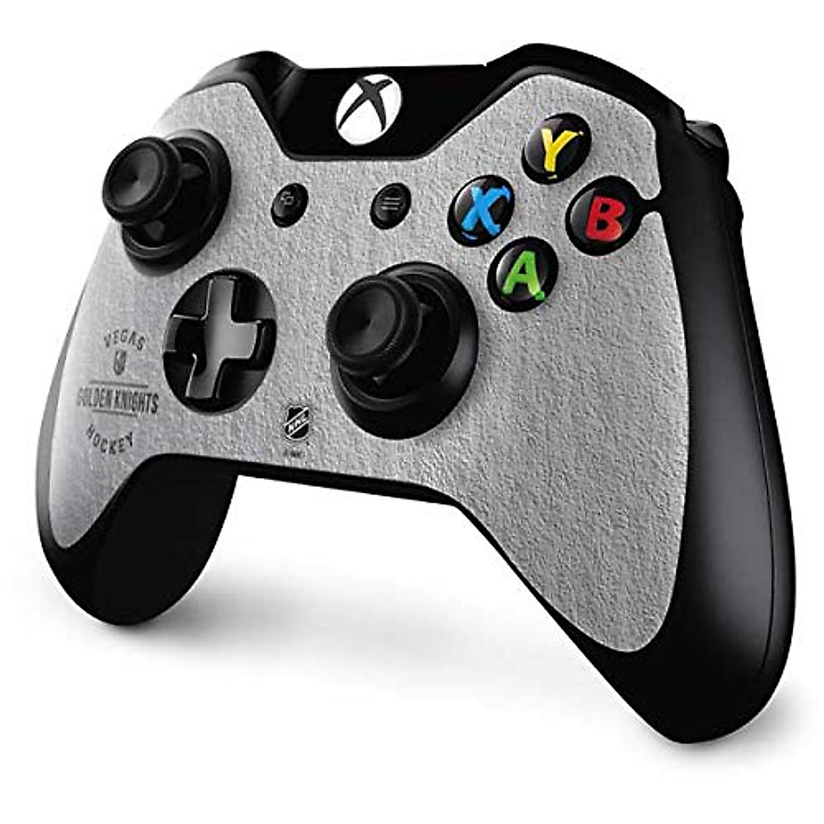 Skinit Decal Gaming Skin Compatible with Xbox One Controller - Officially Licensed NHL Vegas Golden Knights Black Text Design