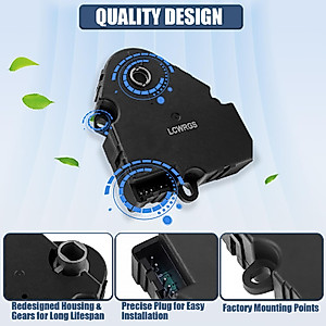 LCWRGS 604-113 HVAC Blend Door Actuator Compatible with 1999-2002 Chevy Avalanche Silverado 1500 2500 3500 Suburban Tahoe GMC Sierra Yukon XL Cadillac Escalade, Heater AC Air Door Actuator 52473356