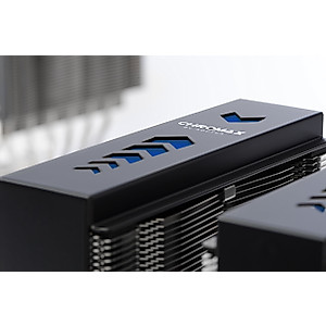 Noctua NH-D15 chromax.Black CPU Cooler with NA-HC3 chromax.Black.swap Heatsink Covers