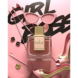 Rue Broca Pride Pour Femme Eau de Parfum For Women, 3.4 Fl. Oz – Elegant French Fragrance for Women, Long-Lasting Fruity Floral Scent with Green Apple, Jasmine, and Vanilla