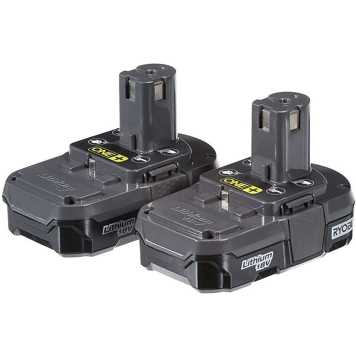 RYOBI (RENEWED) P320 Airstrike 18 Volt One+ Lithium Ion Cordless Brad Nailer WITH NEW BATTERIES AND CHAGER