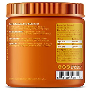 Zesty Paws Mobility Bites Dog Joint Supplement - Hip and Joint Chews for Dogs - Pet Products with Glucosamine, Chondroitin, & MSM + Vitamins C and E for Dog Joint Relief - Bacon – 90 Count