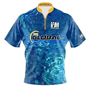 Logo Infusion Dye-Sublimated Bowling Jersey (Sash Collar) - I AM Bowling Fun Design 2017-9G - 900 Global (X-Large) Multicolored