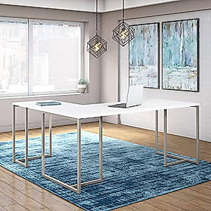 Bush Business Furniture Method Home Office Desk, 72W, White