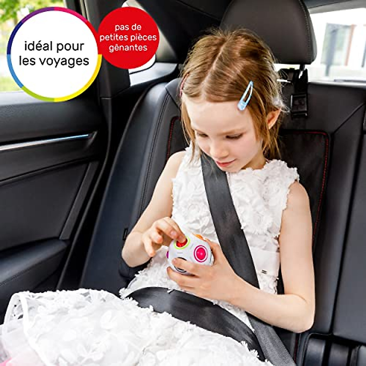 CUBIDI® Original Rainbow Puzzle Ball I Brain Teasers for Kids Ages 6-10 I for Boys and Girls 6+ Years I Travel Toy for Children | Fidget Ball Magic Ball