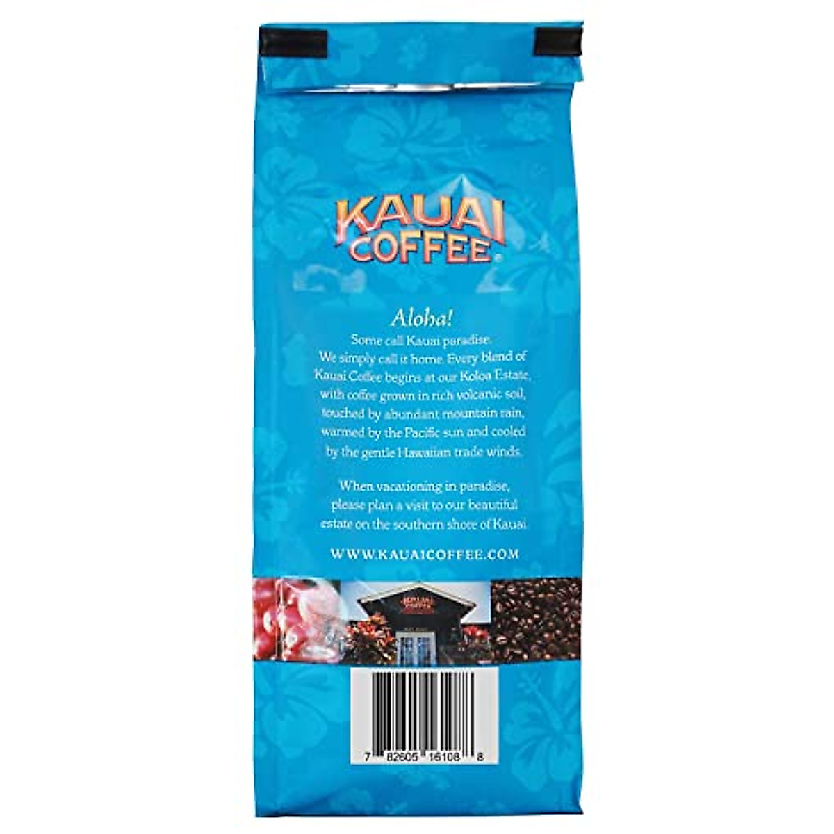 Kauai Hawaiian Ground Coffee, Coconut Caramel Crunch Flavor (10 Ounces) - 10% Hawaiian Coffee from Hawaii's Largest Coffee Grower - Bold, Rich Blend