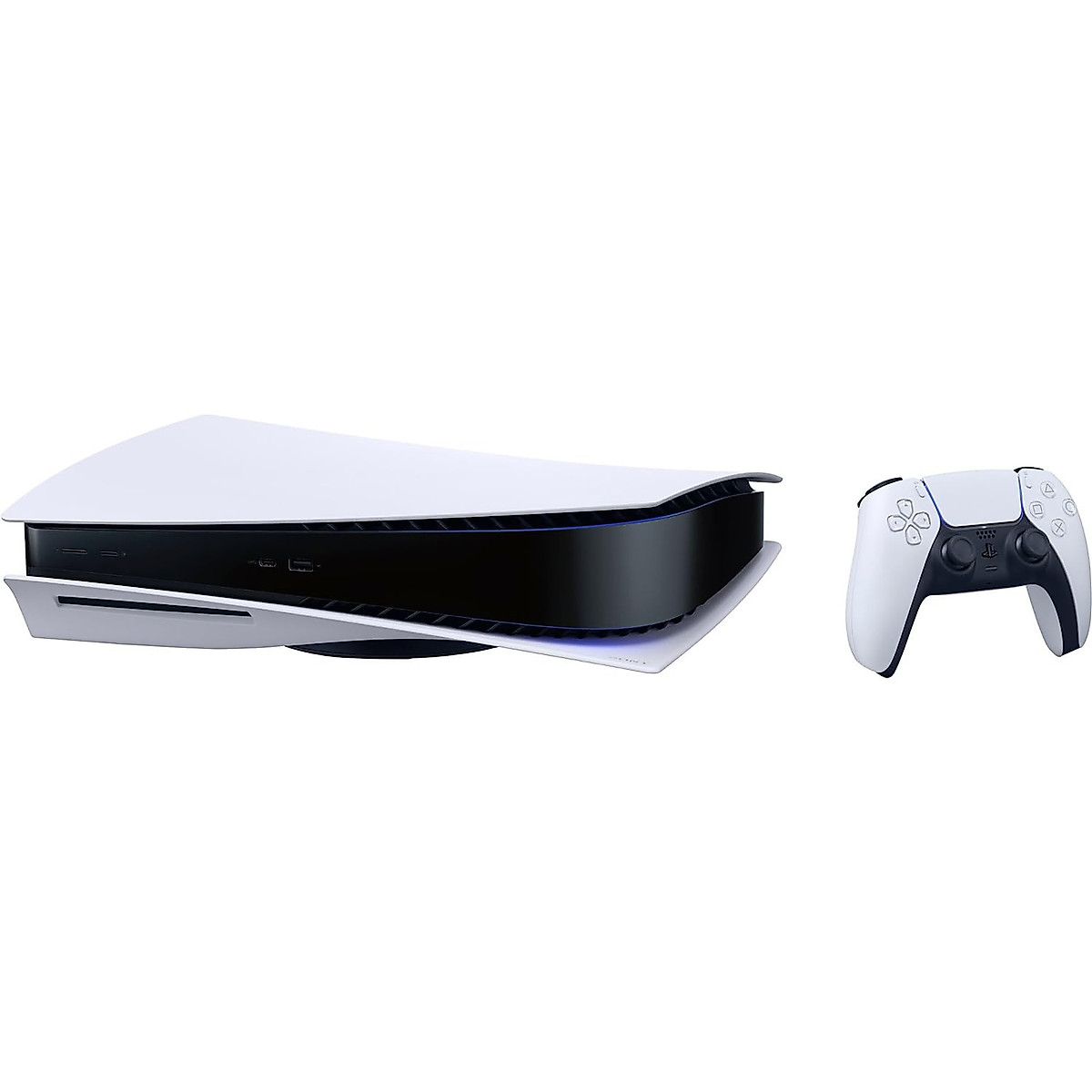 PlayStation 5 Enhanced Storage 2.8TB Disc Version Console - PS5 Disc Console with 2.8TB Ultra-High Speed PCIe Gen 4 NVNe SSD, DS Controller, Case, White, with Spider-Man2 Voucher [video game]