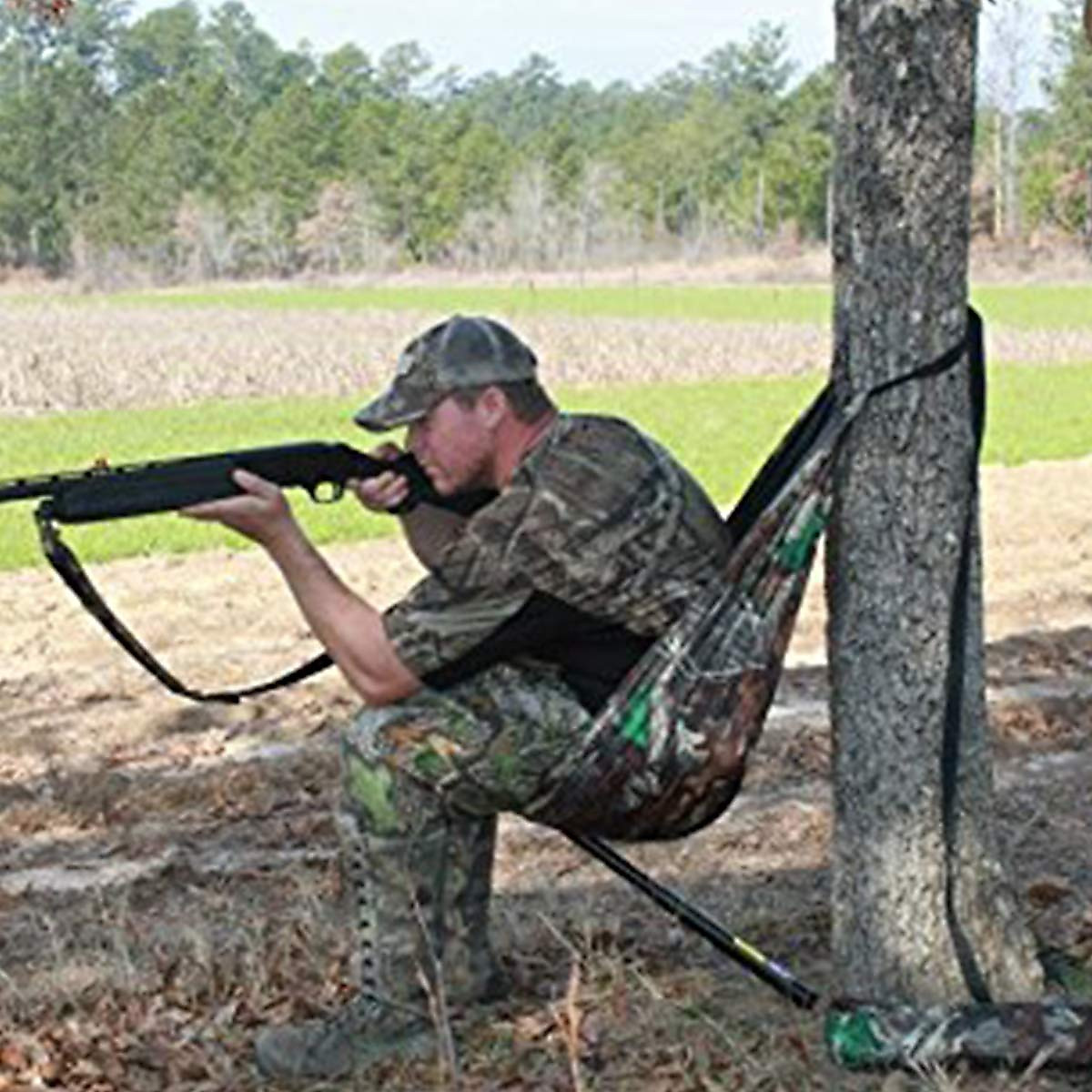 TOYPOPOR Camping Chair | Hammock Style | Hangs on Any Tree | Lightweight & Portable Camo