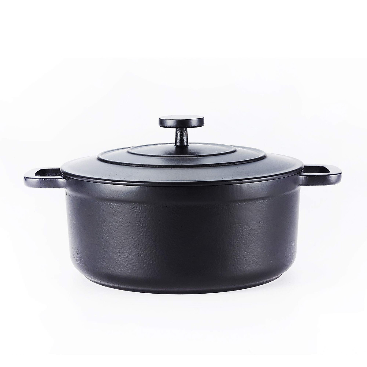 MOOSSE Premium Dutch Oven, Enameled Cast iron Pot for Induction Cooktop, Stove, Oven, No Seasoning Required, Made in Korea, 4.2 Quarts (4L), 9.4” (24 cm)