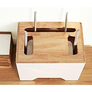 Router Storage Wall Shelf WiFi Set Rack Top Hanging Boxes Power Cord Socket Finishing Box Desktop Multi-Function Display Stand for Home and Office