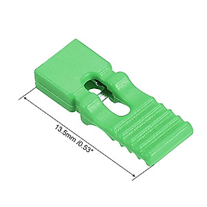AIMPGSTL 50Pcs 2.54mm Pin Header Jumper Cap Lengthened Short Circuit Connection Cap Mini Micro Jumper Bridge Plug, Circuit Board Jumper Cap Shunts Short Circuit Cap for Arduino