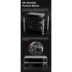 Topping PA7 Series PA7 Plus XLR TRS RCA Input Fully Balanced High Performance Power Amplifiers (PA7 Plus Black)