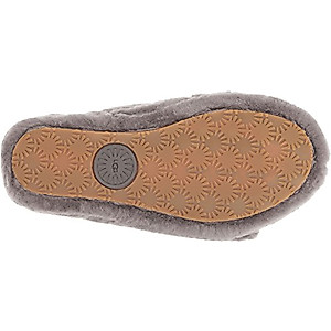 UGG Women's Fluff Yeah Slide Slipper, Charcoal, 9