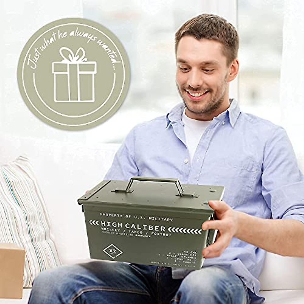 Titan LSO Whiskey Glasses and Whiskey Stones in Unique Tactical Box Display | Ideal Groomsmen Gifts Whiskey Gifts for Men | Bourbon Whiskey Cocktail Glasses, Coasters and Tongs… (with Whiskey Stones)