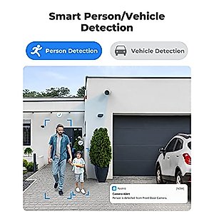 REOLINK 8CH 5MP Home Security Camera System, 6pcs Wired 5MP Outdoor PoE IP Cameras with Person Vehicle Detection, 8MP 8CH NVR with 2TB HDD for 24-7 Recording, RLK8-410B6-5MP
