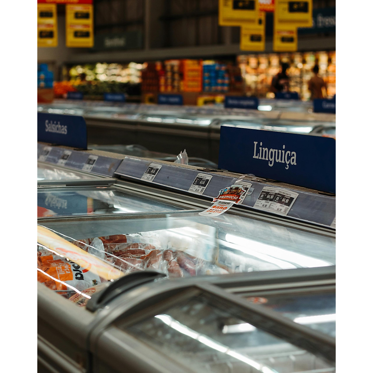 Commercial Display Chest Freezer, ETL NSF Market Grocery Island Merchandiser Showcase, 79" W 16.77 cu. ft. White