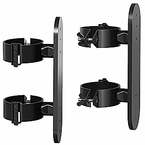 ONKRON Power Strip Surge Protector Mounting Bracket for TS1881 TV Stand Column Diameter 50 mm (APS1881) Black
