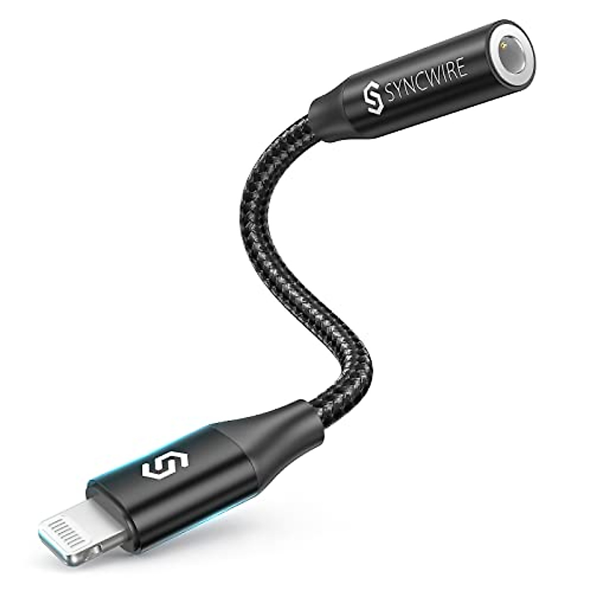 SYNCWIRE Headphone Splitter, iPhone Headphone Adapter, 3.5mm Audio Stereo Y Splitter for Phone & More