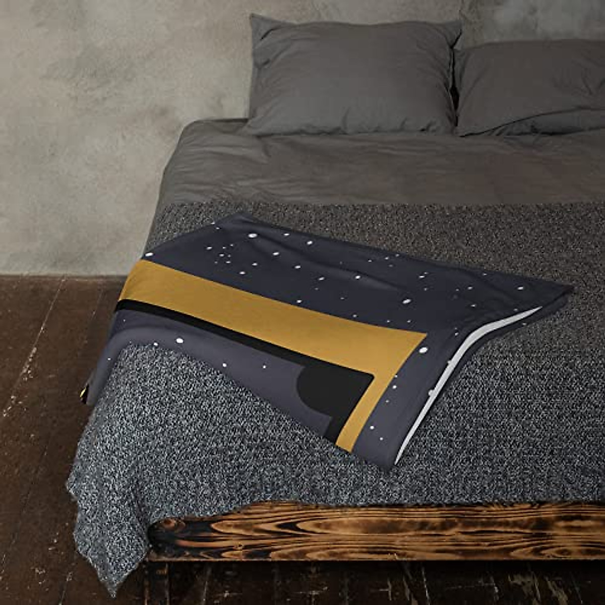 The Goddess Hecate Tarot Card Throw Blanket - Triple Moon Goddess of Witchcraft Hekate Wheel Pagan Witch Gift (60" x 50")