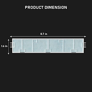 Carmerny MAC-408FT-E Filter Replacement Compatible with Mitsubishi MAC-408FT-E Air Conditioner, Filter for Optimal Air Filtration, Pack of 4