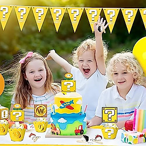 Mario Party Decorations Banner Mario Theme Birthday Party Supplies for Kids Birthday Party Decorations Supplies