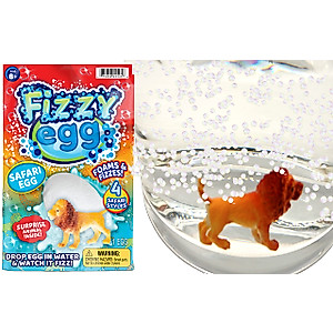 JA-RU Fizzy Egg Surprise Toys (12 Eggs) w/Surprise Mystery Dinosaur & Sea Animal Toy. Like Kids Bath Bombs. Fun Shower & Bath Toys for Boys & Girls. Bathbombs Easter Egg Basket Toy. 5505-12p