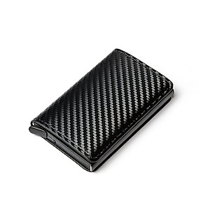 Little Dreams Products Wallet card RFID Card, Vaccine Card Holder Slim Carbon Fiber Credit Card Holder Wallets, Card Cases & Money Organizers (Black)