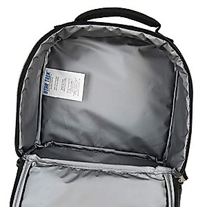 Star Trek The Next Generation Picard Embroidered Starfleet Logo Dual Compartment Insulated Lunch Box Bag Tote