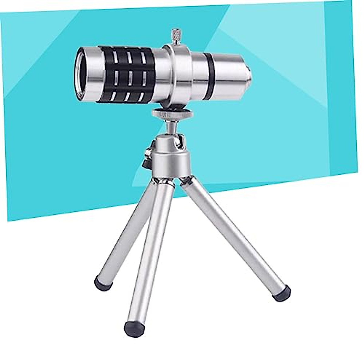 NOLITOY 2pcs Smartphone Phones celulares Smartphone Phone Stand Tripod Phone fisheye Lens 10x Macro Lens for Cell Phone Clip-on Cell Phone Lens 12X Mobile Phone Lens Telescope Lens Suite