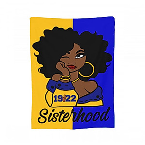 LMGSX Poodle Logo 1922 Sorority Throw Blanket Super Soft Velvet Blanket Men Women Kids Gifts,tparaphernalia,Gifts,sorority50 x40 50inchx40inch