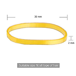 HOYOLS Baby Hair Ties Rubber Bands for Toddler Infants Kids Girls Thin Small Hair Elastics TPU 1500 Piece Pack