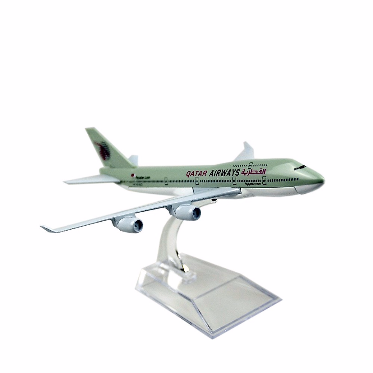 24-Hours Qatar Airways Company Q.C.S.C. B747 Alloy Metal Models Birthday Gift Plane Models Toys