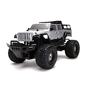 Jada Toys Fast & Furious F9 1:12 4x4 2020 Jeep Gladiator Elite RC Remote Control Car 2.4 GHz, Toys for Kids and Adults, Black