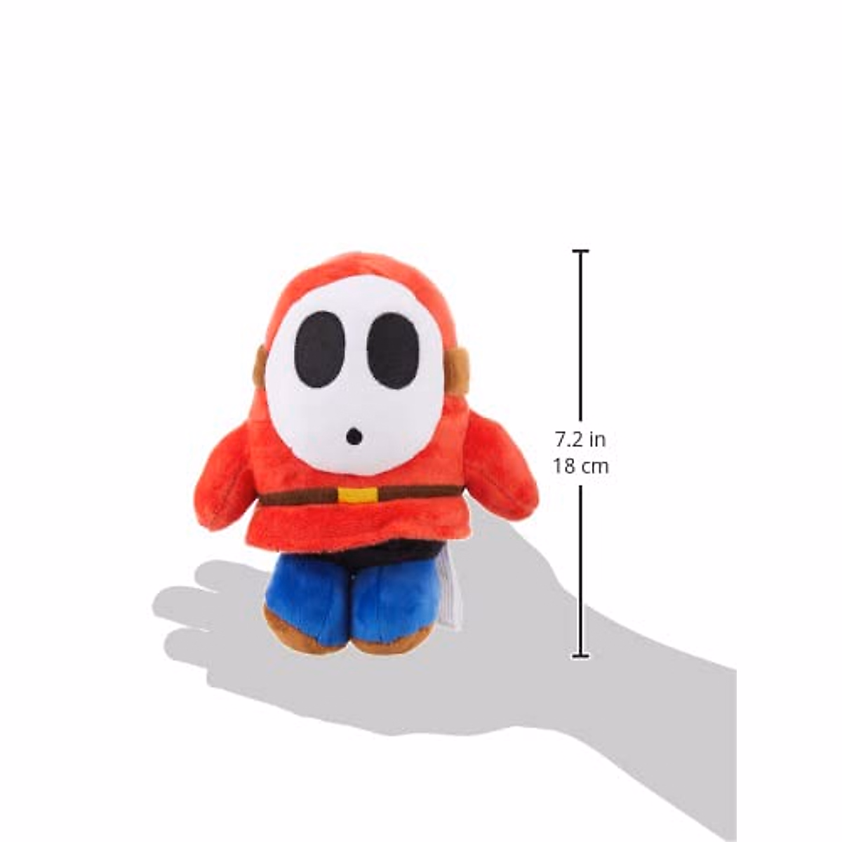 Little Buddy Super Mario All Star Collection 1591 Shy Guy Stuffed Plush, 6.5",Multi-colored, 156 months to 180 months