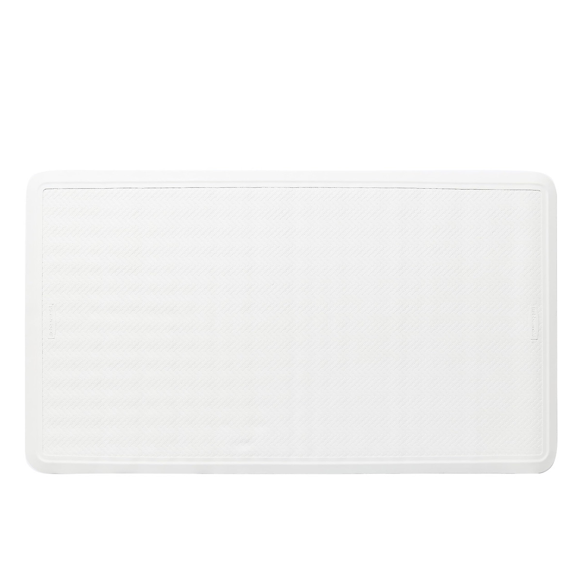 Rubbermaid Commercial Products Bath Tub and Shower Mat, Extra Long Safti-Grip Non-Slip Bathroom Mat for Shower/Bathtub with Suction Cups, Machine Washable, 36-Inch X 18-Inch, White