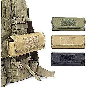 ACEXIER Hunting Military 18 Round Tactical Molle Cartridge Shell Holder Ammo Bag Pouch Military Waist Bag 12/20 Gauge Gun Bullet Pouch（Include One Tactical Patch）