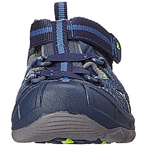 Merrell Hydro Sport Sandal, Navy/Green, 9 US Unisex Little Kid
