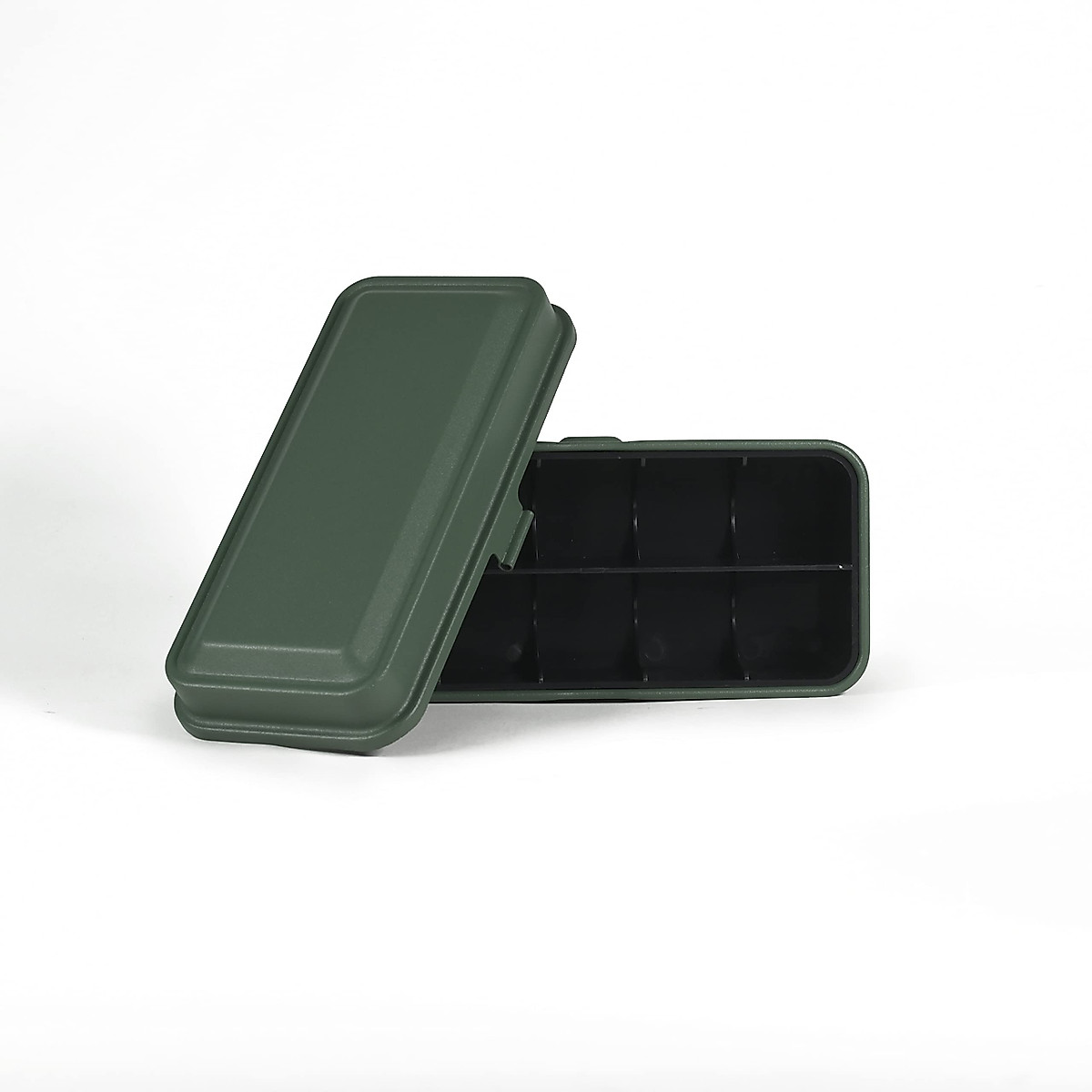 KODAK 120/135 Film Case - for 8 Rolls of 120 Films / 10 Rolls of 35mm Films - Retro Steel Case to Sort & Safeguard Film, Olive, Retro