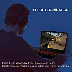 MSI GF63 Thin Gaming 15.6" FHD Laptop, Intel Core i5-10300H Processor, 32GB DDR4 RAM, 1TB PCIe SSD, Backlit Keyboard, GeForce GTX1650 Max-Q Graphics, HDMI, Win 10, Black, 128GB Hotface Extension Set