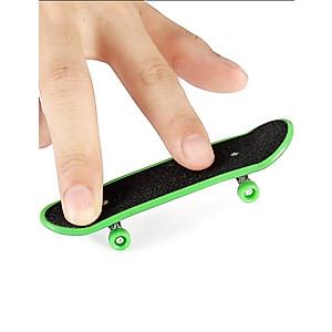 HoneyToys 5pcs Professional Mini Fingerboards/Finger Skateboard, Unique Matte Surface (Random Pattern)