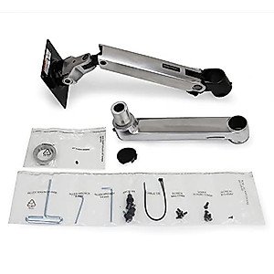 Ergotron – LX Quad Monitor Arm, VESA Desk Mount – for 4 Monitors Up to 40 Inches, 7 to 11 lbs Each – Polished Aluminum