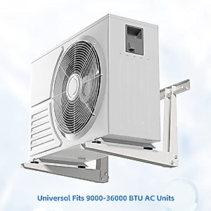 Mini Split Wall Mounting Bracket for 9000-36000BTU Ductless Air Conditioner Outdoor Universal Heat Pump System Support up to 330 lbs
