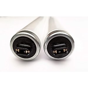 F60T12/CW/HO (2 Pack) 75 Watt T12 High Output HO Fluorescent Tube Light Bulb 4200K Compatible with Philips F60T12/CW/HO/Alto Sylvania F60T12/CW/HO/ECO