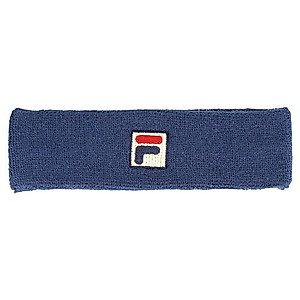 Fila Embroidered Logo Headband-White