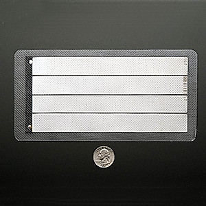 Fexible Solar Panel DIY 1W 6V Battery Charger Thin Film Solar Cell Epoxy for Battery Power LED (Translucent)