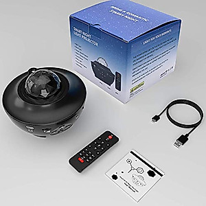Galaxy Projector, Star Projector Galaxy Light for Bedroom, Freely Customize with APP / Alexa / Google Assistant, Built in Bluetooth / Music Speaker / Timer, Ideal Gift for Christmas / Birthday